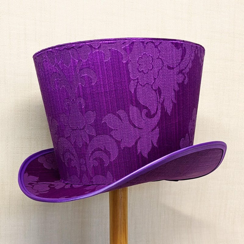 Purple Top Hat - Etsy