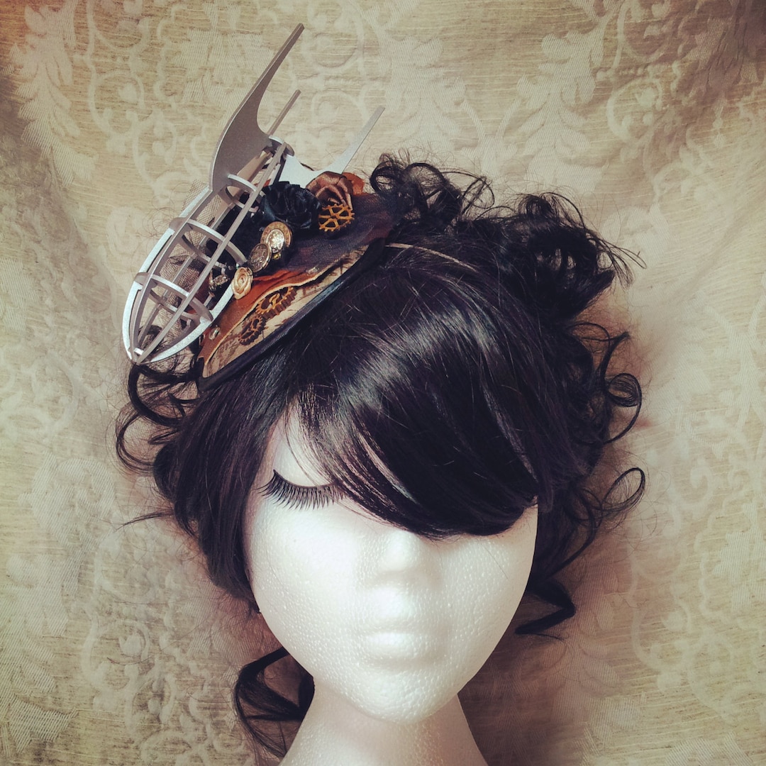 Steampunk Fascinator, Steampunk Headband, Steampunk Hat, Fascinator ...