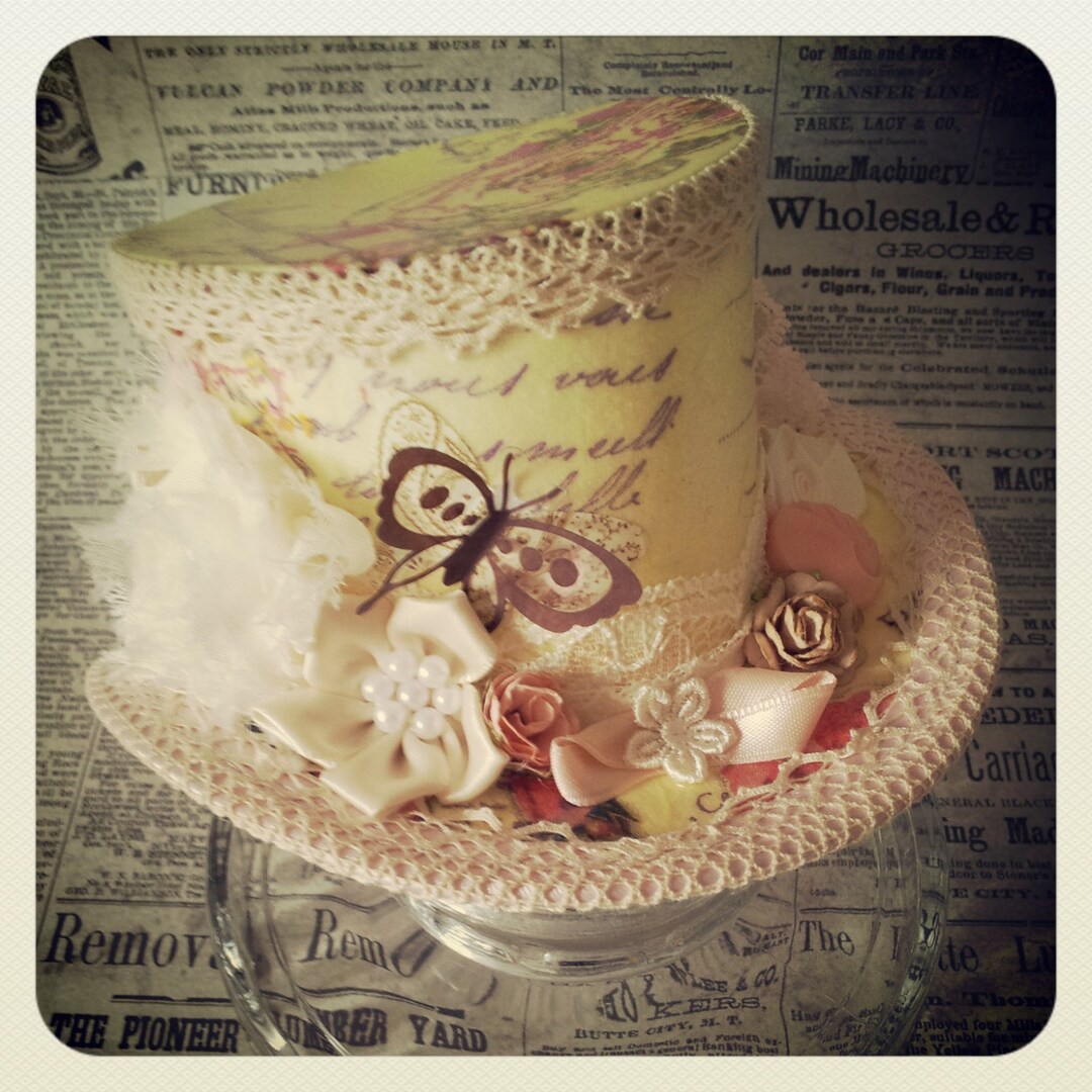 Spring Mini Top Hat Tea Party Hat Garden Party Hat - Etsy