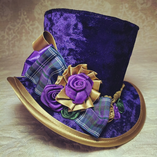 Velvet Top Hat - Etsy
