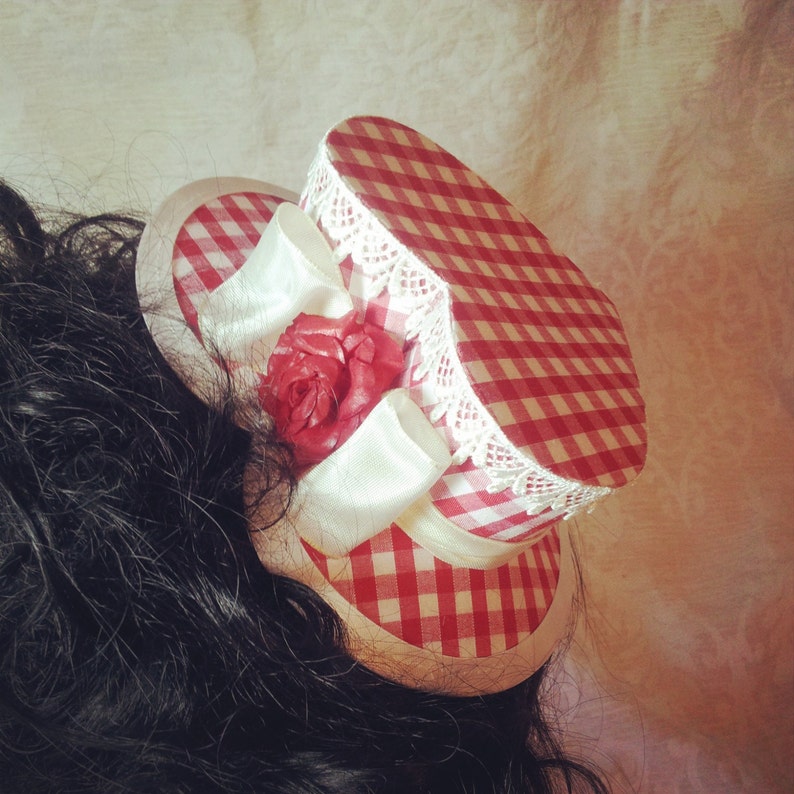 Heart shaped hat Burlesque outfit Kawaii fashion Occasion | Etsy