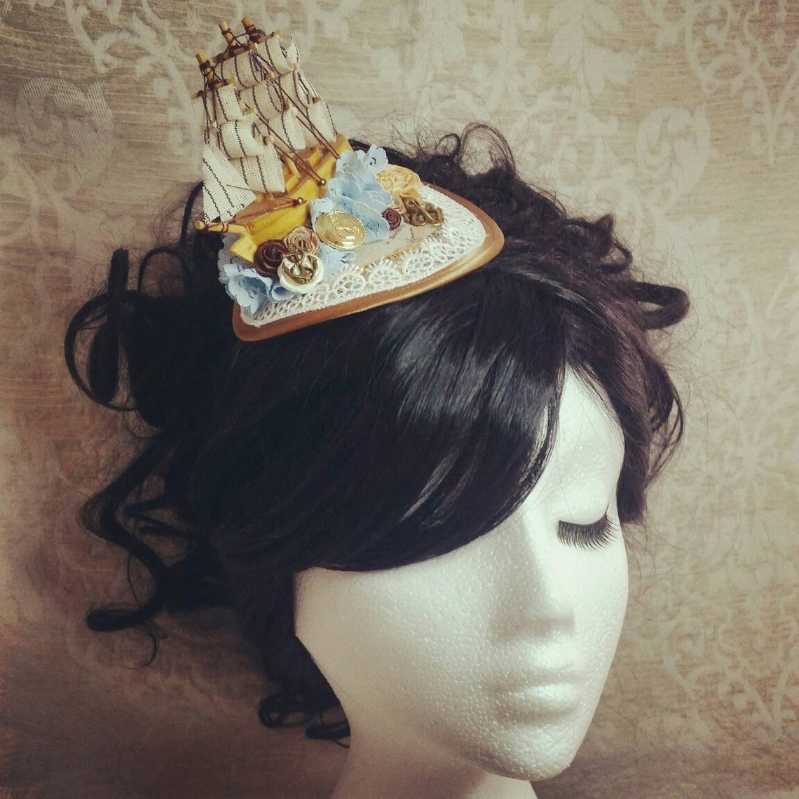 Steampunk Fascinator Pirate Fascinator Steampunk Headband | Etsy