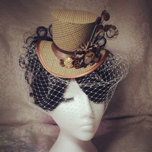 Birdcage Veil, Blusher Veil to Add to a Mini Top Hat or Fascinator ...