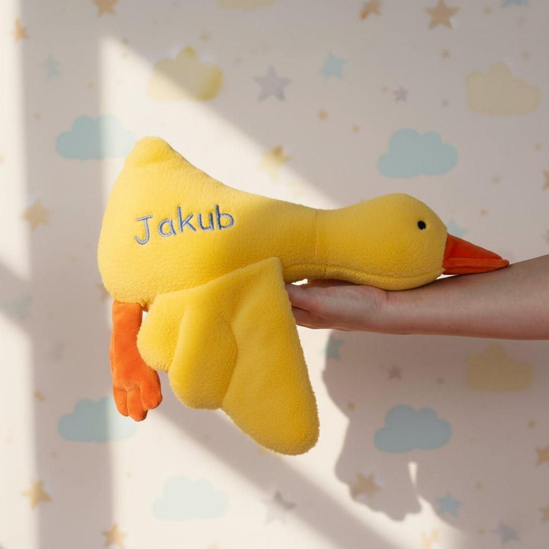 Personalized Plush Goose With Name Custom Stuffed Animal for Kids ...