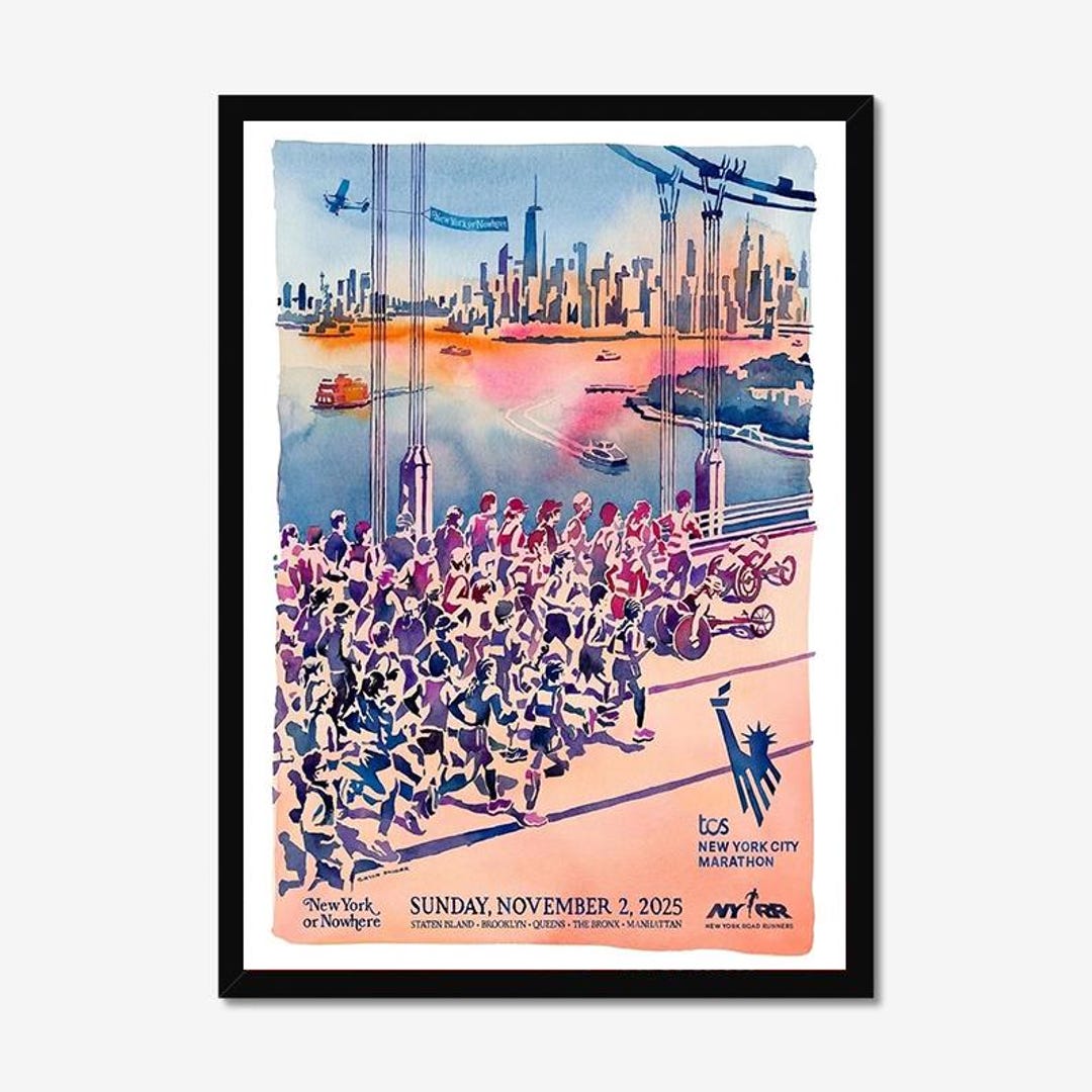 2025 TCS New York City Marathon Poster, Digital Download, Decoration - Etsy