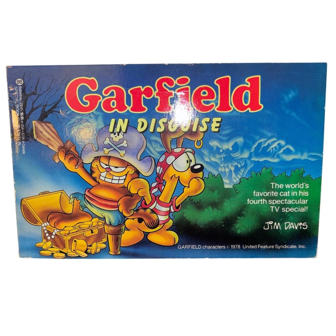 Garfield in Disguise | Jim Davis | 1985 Vintage Paperback Book | 1st Ed ...
