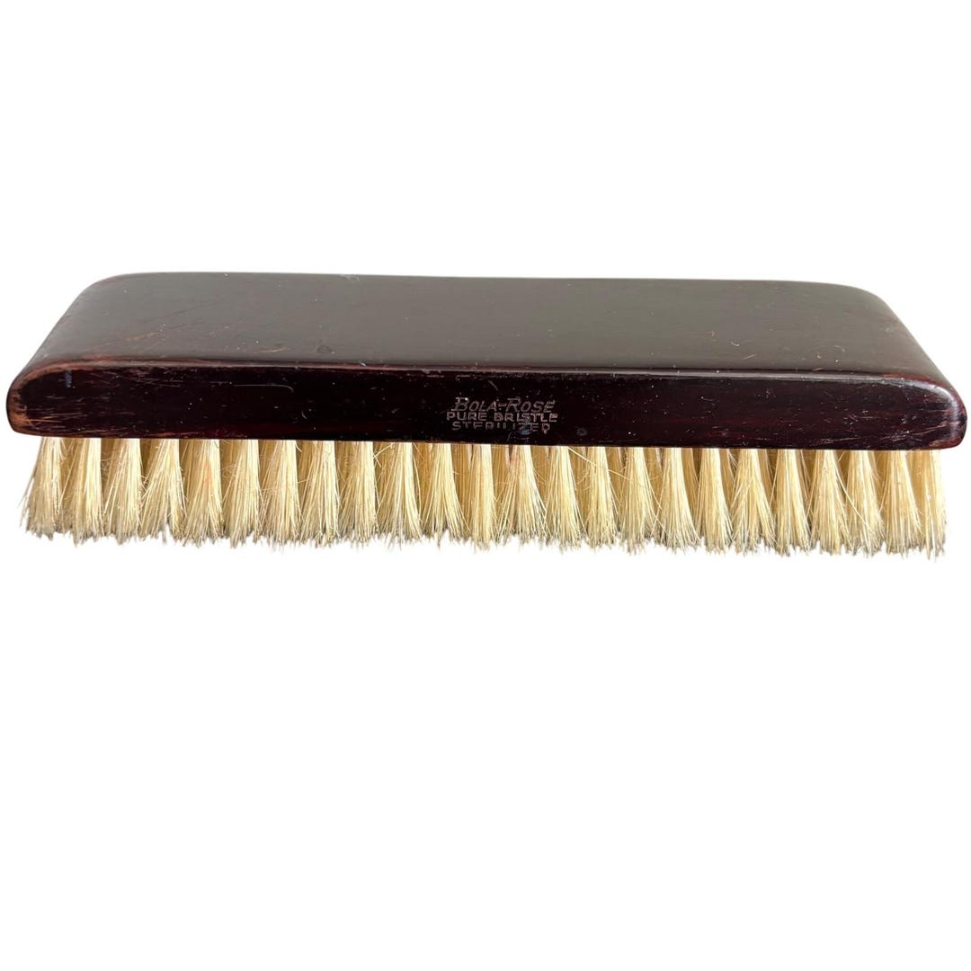 Vintage Hola-rose Mohawk | USA Pure Bristle | Clothes Brush | Wood ...