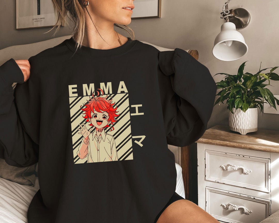 Promised Neverland Shirt, Emma Shirt, No 63194, Yakusoku No Neverland ...