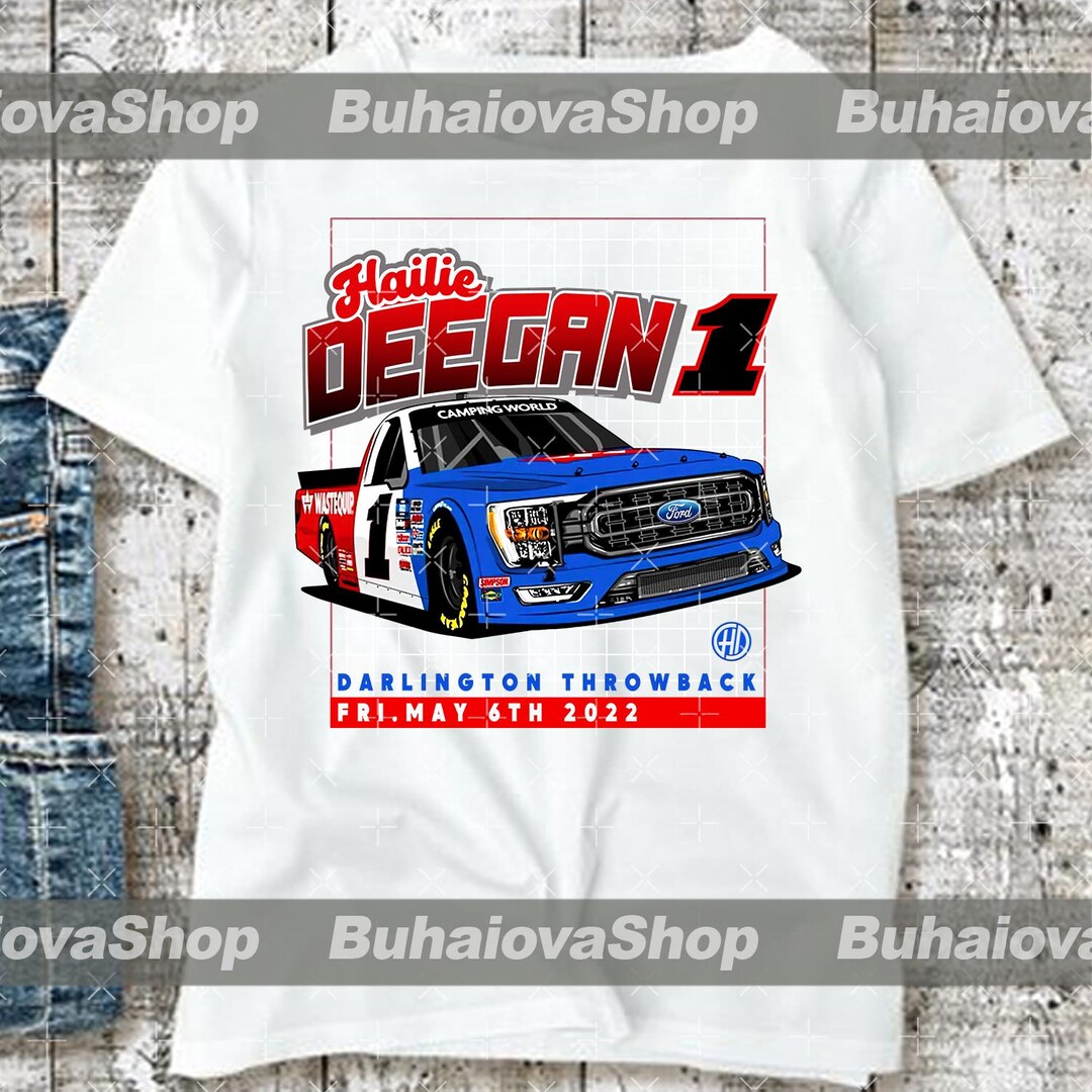 Vintage Nascar Car Racing Hailie Deegan Shirt Unisex Cotton T-shirt - Etsy