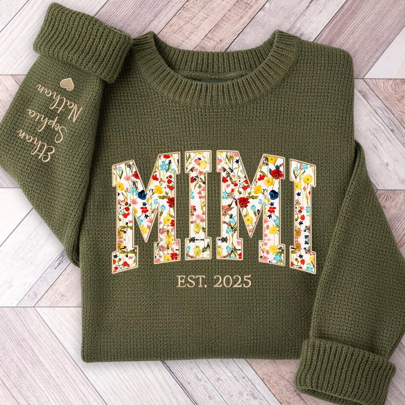 Custom Knit Sweater Gigi - Etsy