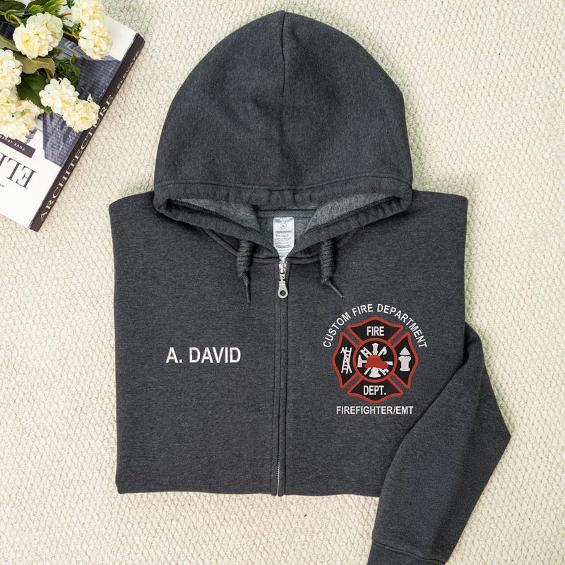 Full Zip Firefighter - Etsy
