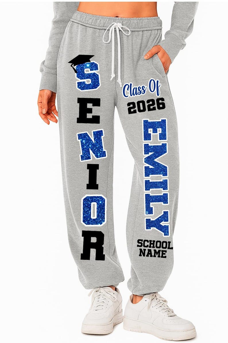 Personalized Senior 2026 Pants, Senior Sweatpants Class of 2026, 2026 ...