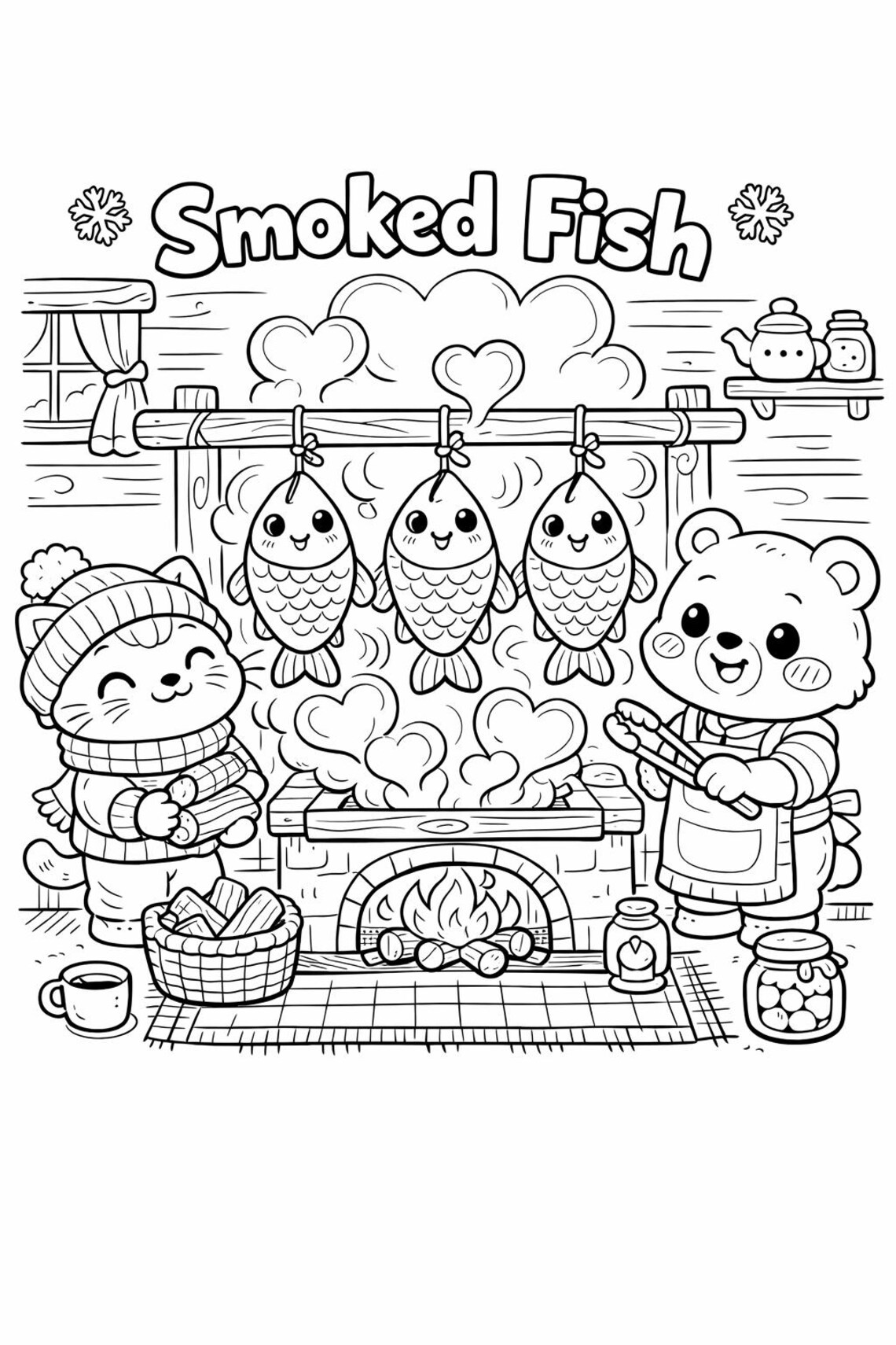 Winter Food Education Coloring Pages – Preschool Learning (PDF Download ...