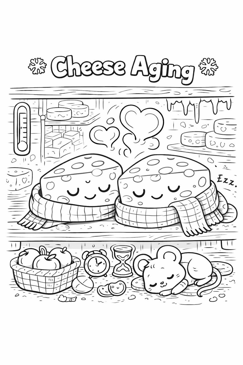 Winter Food Education Coloring Pages – Preschool Learning (PDF Download ...