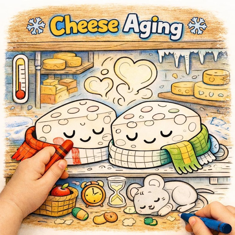 Winter Food Education Coloring Pages – Preschool Learning (PDF Download ...