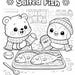 Winter Food Education Coloring Pages – Preschool Learning (PDF Download ...