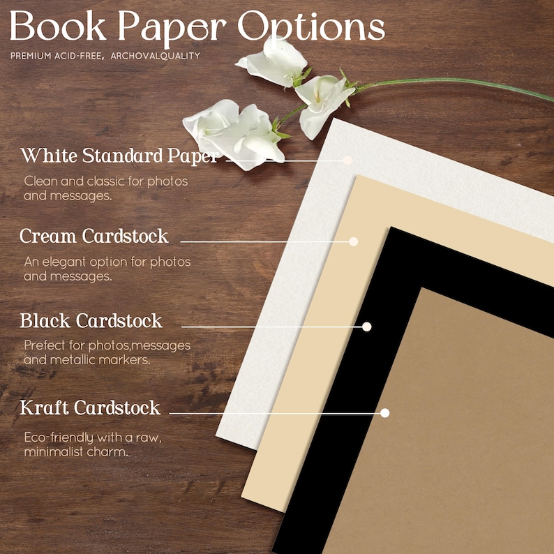 Wooden Guest Book, Pine Tree Guestbook, Custom Cabin Lodge Welcome Book ...