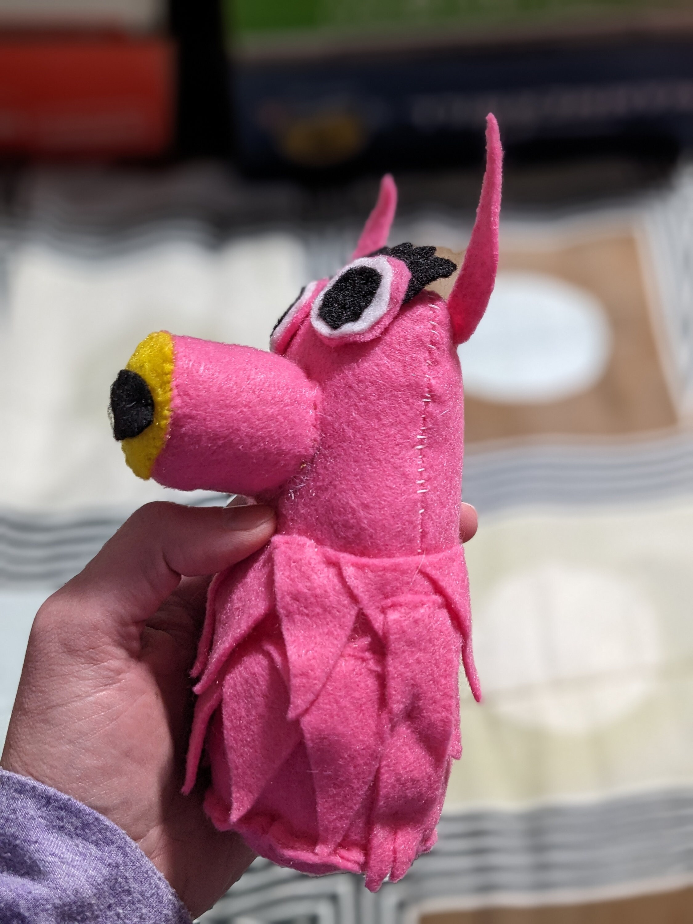 Hand Sewn Snowth From the Muppets Manamana Fanart Felt Plushie - Etsy