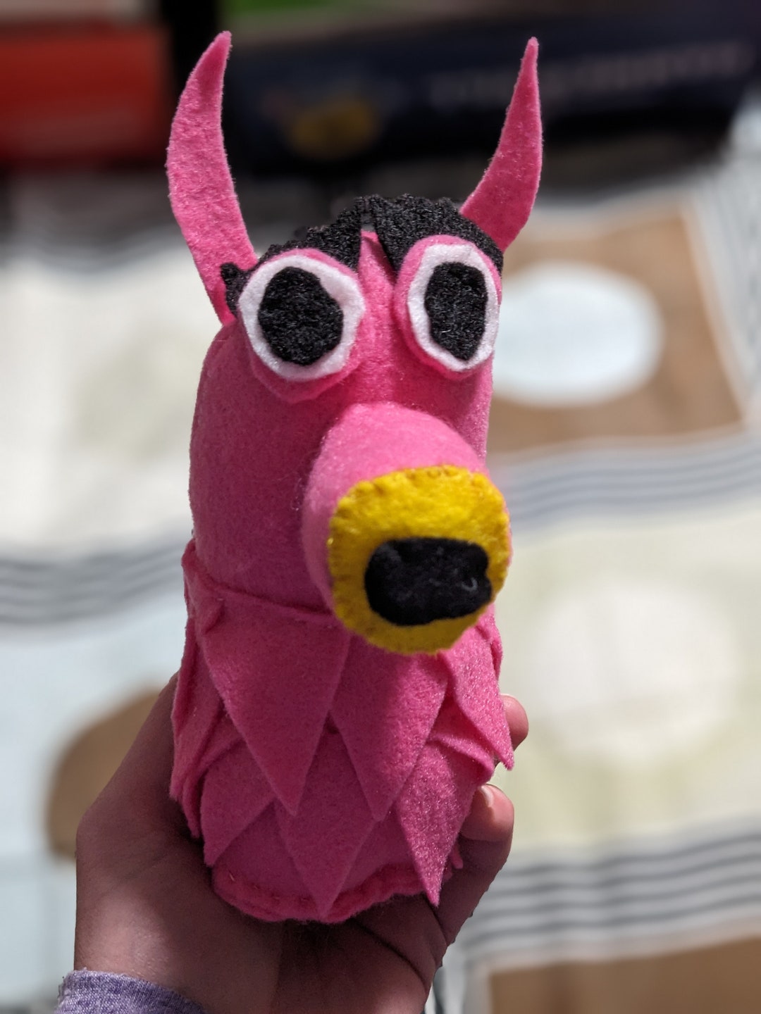 Hand Sewn Snowth From the Muppets Manamana Fanart Felt Plushie - Etsy