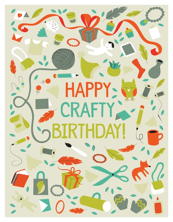 Happy Birthday, Craft, Birthday Card, Happy Birthdays,, 47% OFF