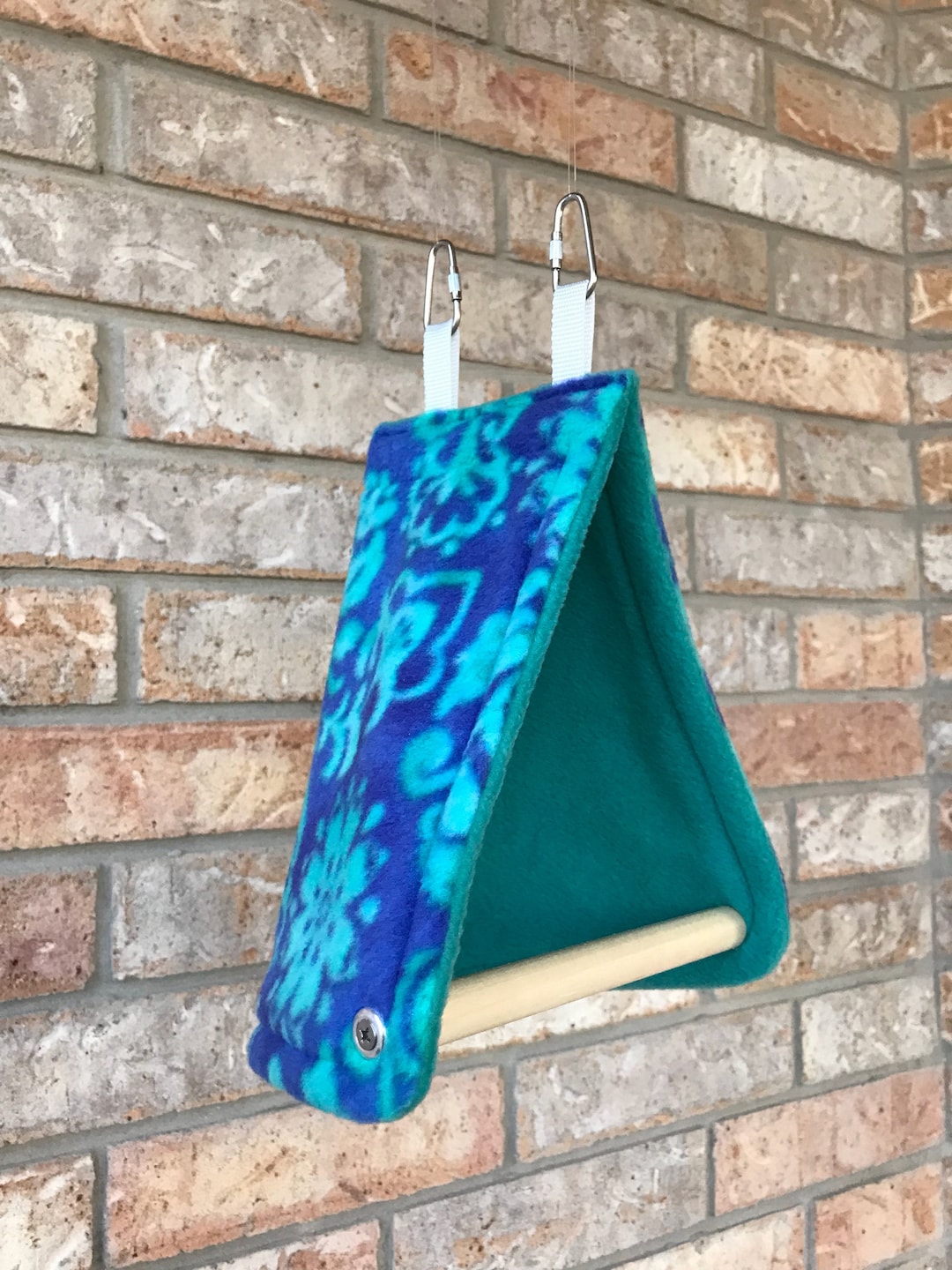 Handcrafted Bird Tent: Cozy Anti-pill Fleece Perch for All Size Birds ...