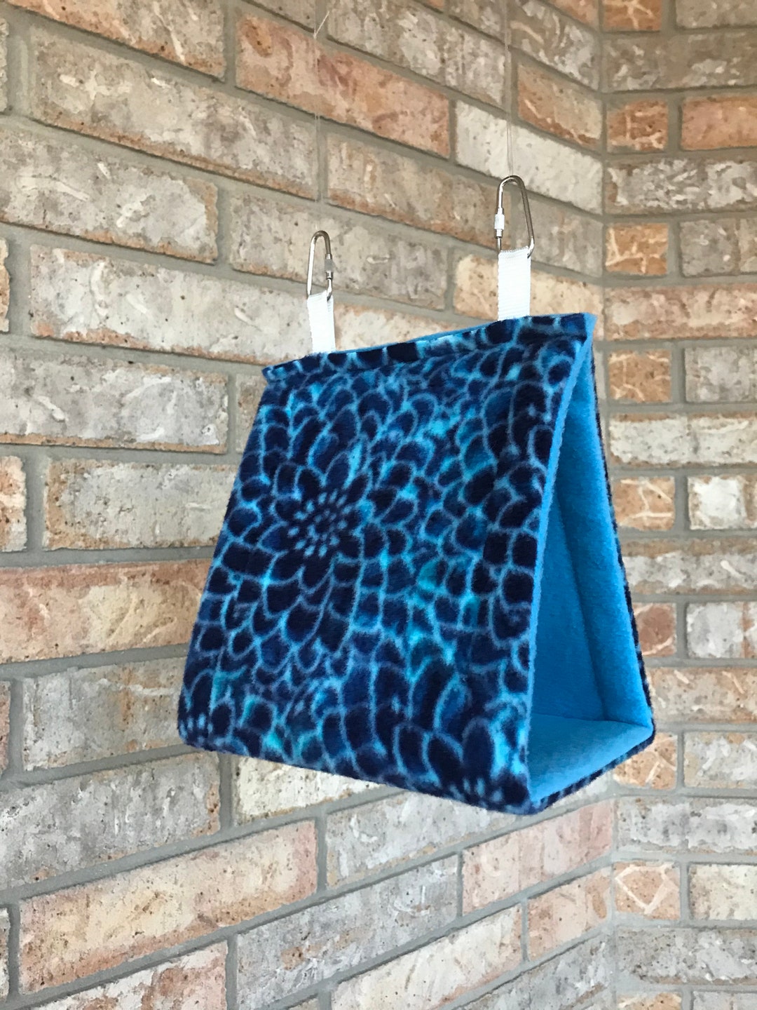 Handmade Fleece Bird Hut: Cozy Bird Tent, Acrylic Base. - Etsy