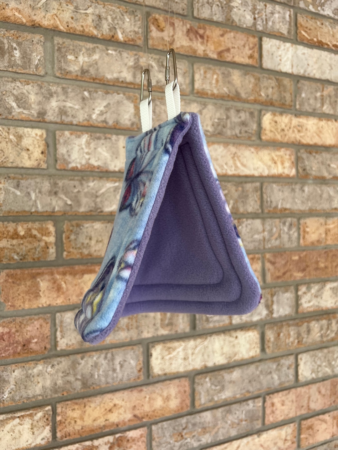 Cozy Fleece Bird Tent: Conure, Lovebird, Parakeet Cage Snuggle Hideaway ...