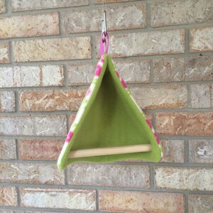 Handcrafted Cozy Bird Tent With Perch, Anti-pill Fleece for Canaries ...