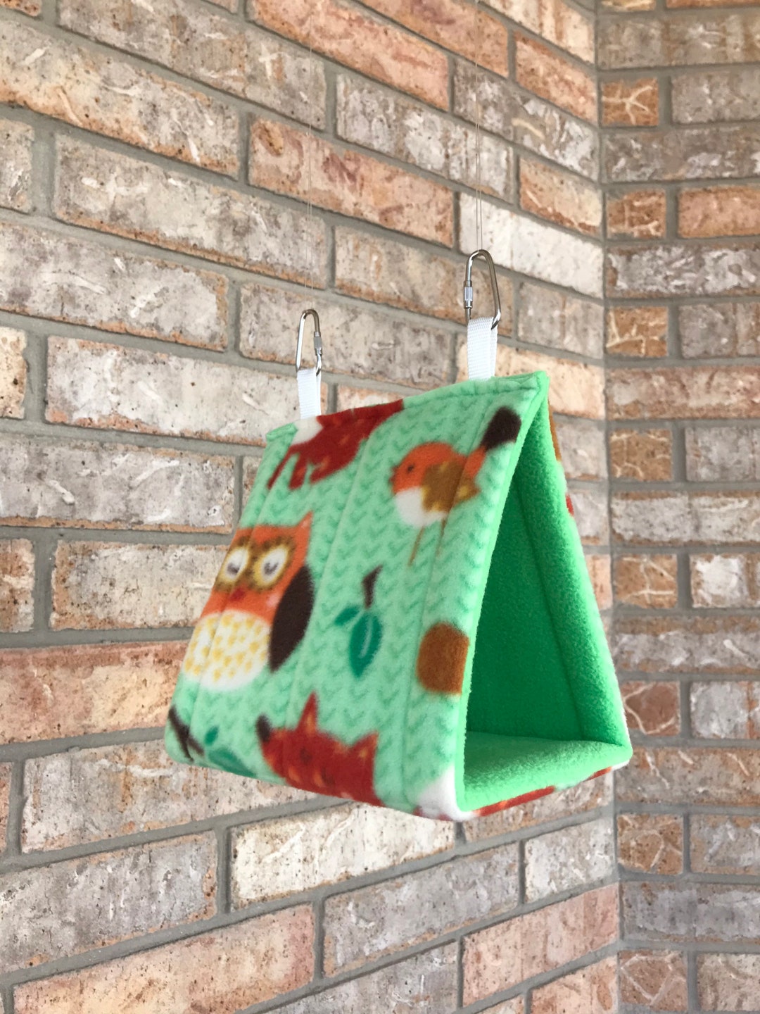 Handcrafted Fleece Bird Hut: Custom Cozy Bird Tent. - Etsy