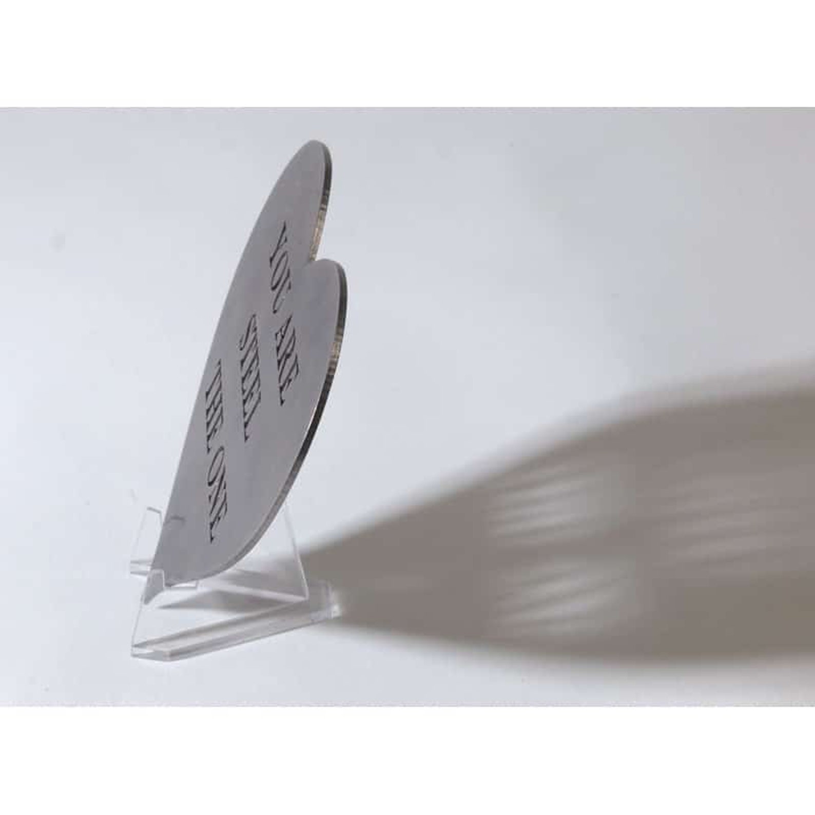 Steel Heart Laser Cut for Valentines, Birthday, Father's Day, Christmas ...