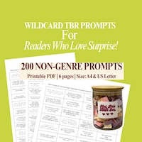 Printable Mini Books Template for TBR Jar, to Be Read Books, Book Club ...