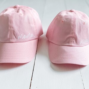Pink Mama & Mini Baseball Hats | Adjustable | Mommy and Me | Mom Life ...