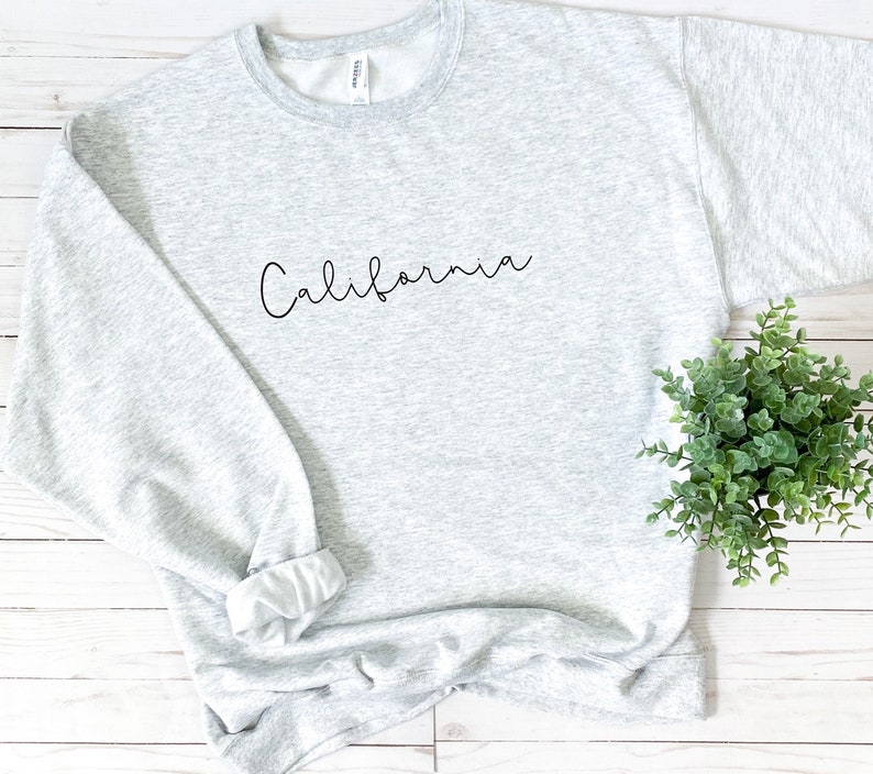 Simple State Graphic Shirt | Washington | Cursive | Handwritten ...
