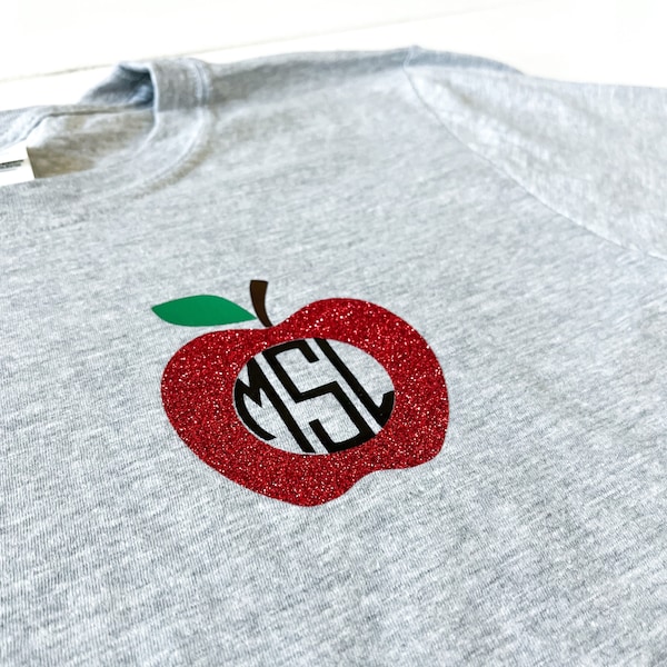 Apple Monogram - Etsy