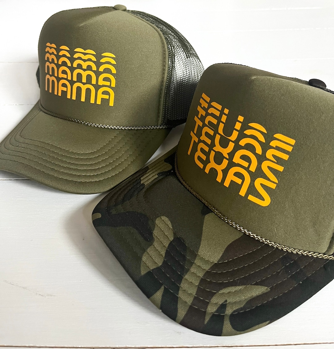 Custom Wording Adult Foam Trucker Hat | Texas Hat | Mama Hat ...