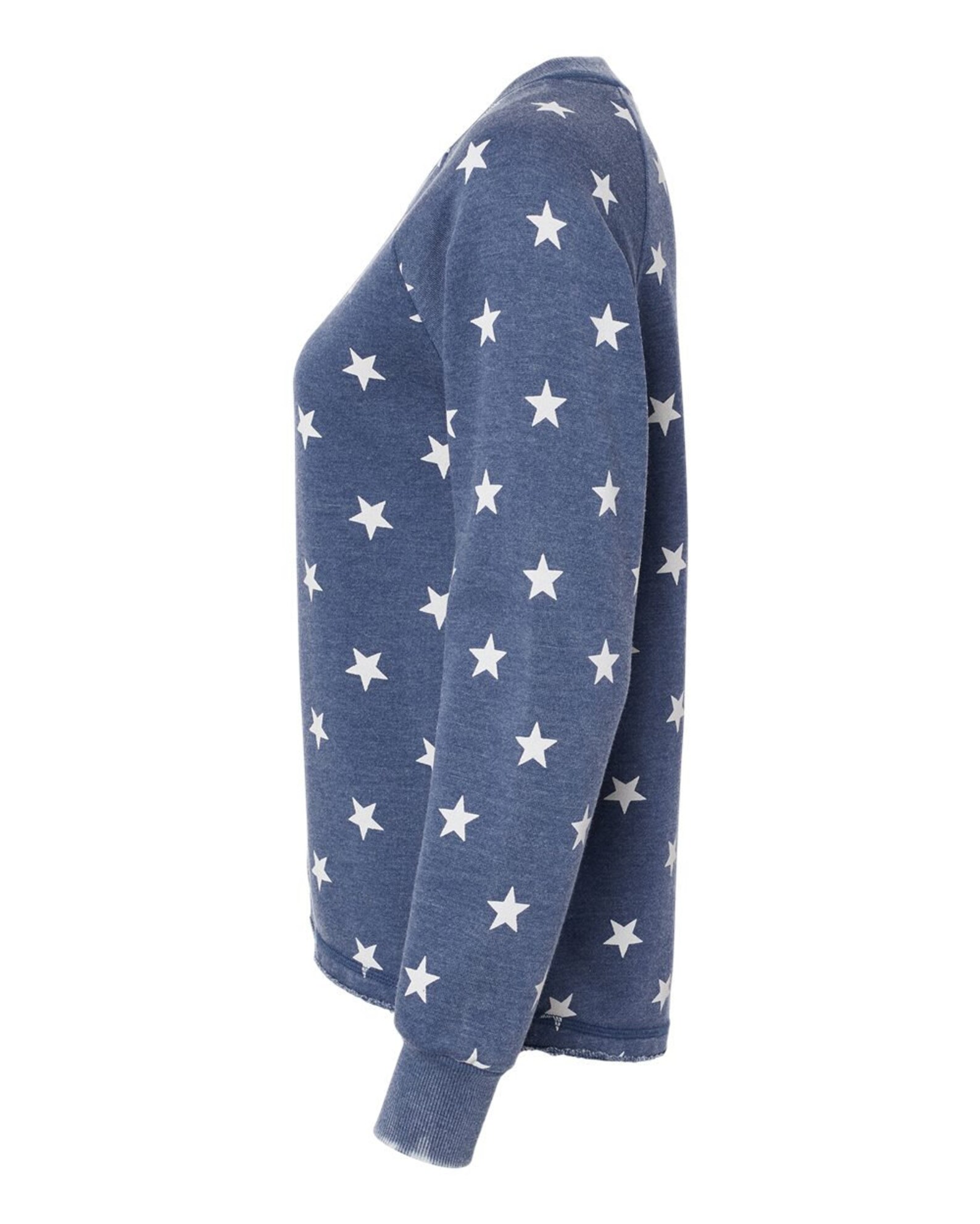 America Star Graphic Sweatshirt USA Patriotic Stars Red - Etsy