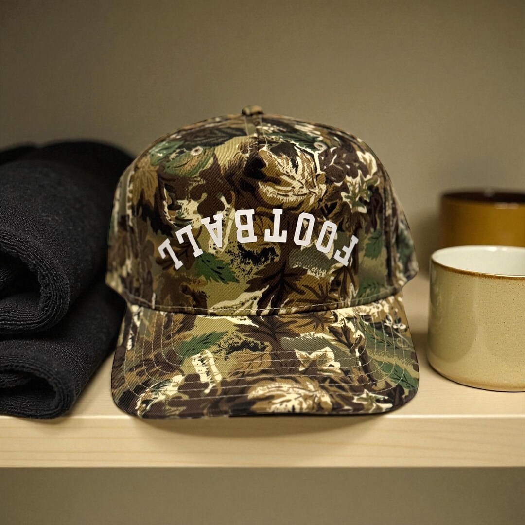 Camouflage Upside-down Football Hat - Etsy