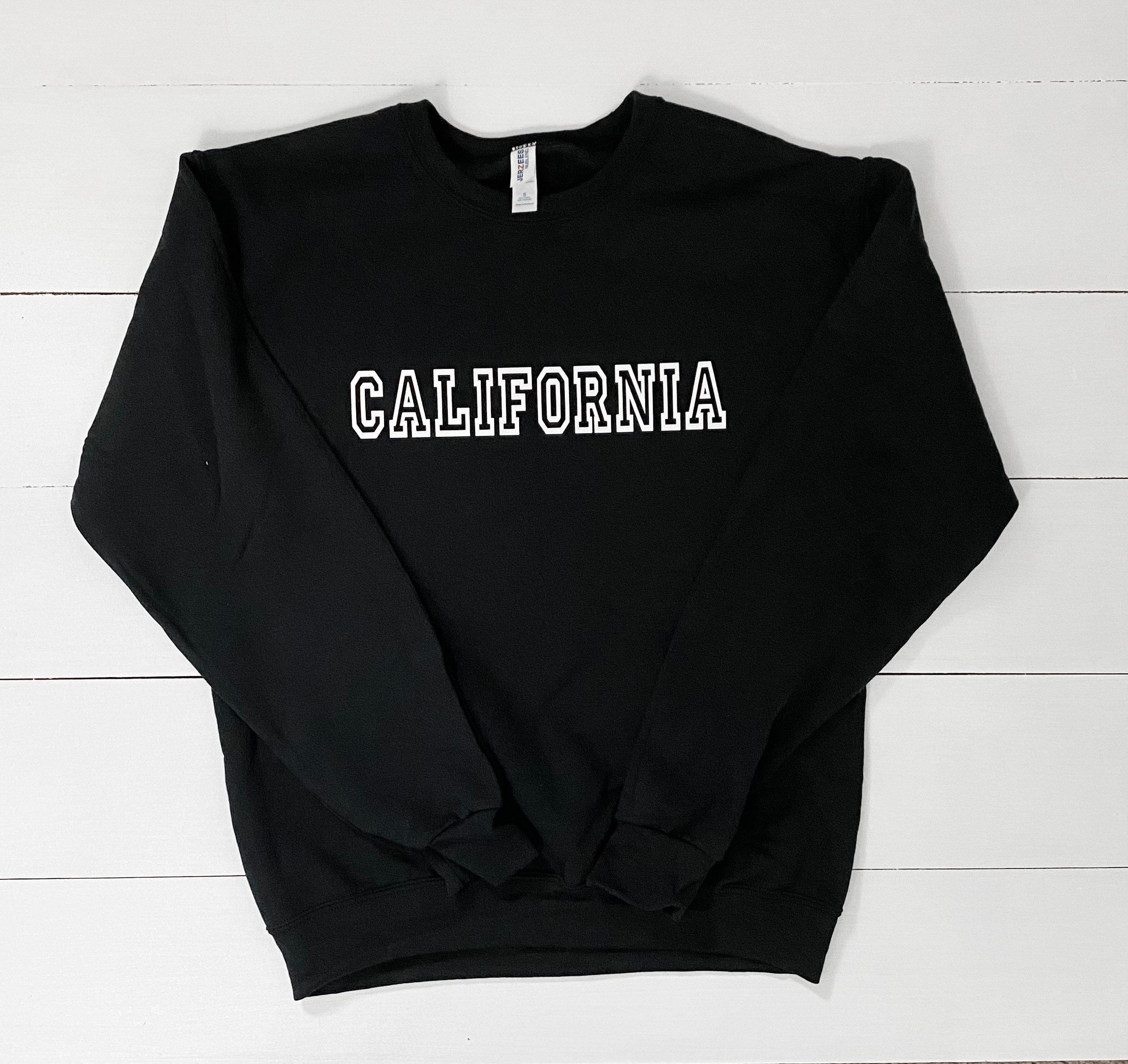 State Sweatshirt With Varsity Lettering Collegiate Fleece | Etsy