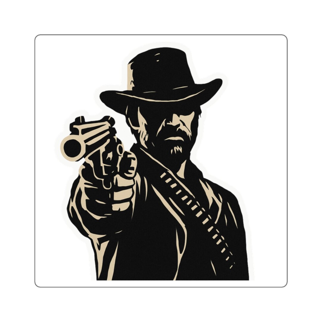 Arthur Morgan Sticker, Gamer Laptop Decal, Western Theme - Etsy