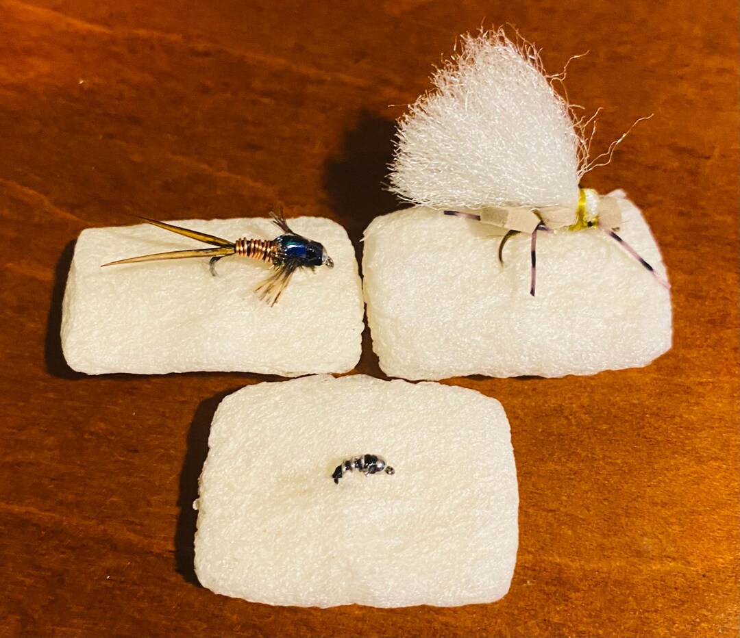 Fly Fishing Flies 9-pack: Chubby Chernobyl, Copper John, Zebra Midge ...