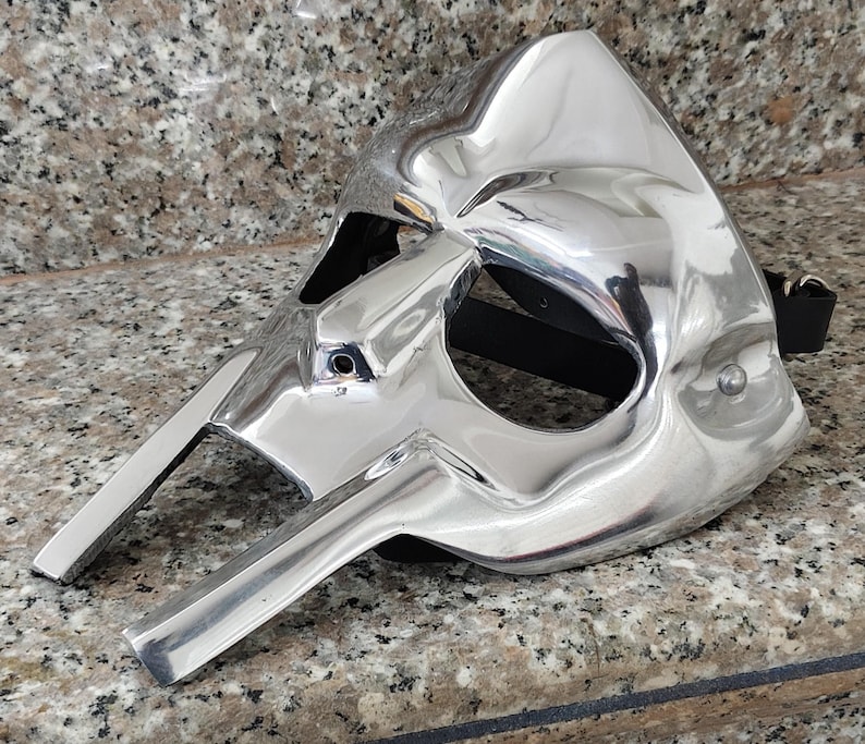 Medieval Roman MF Doom Gladiator Face Mask Helmet Costume - Etsy