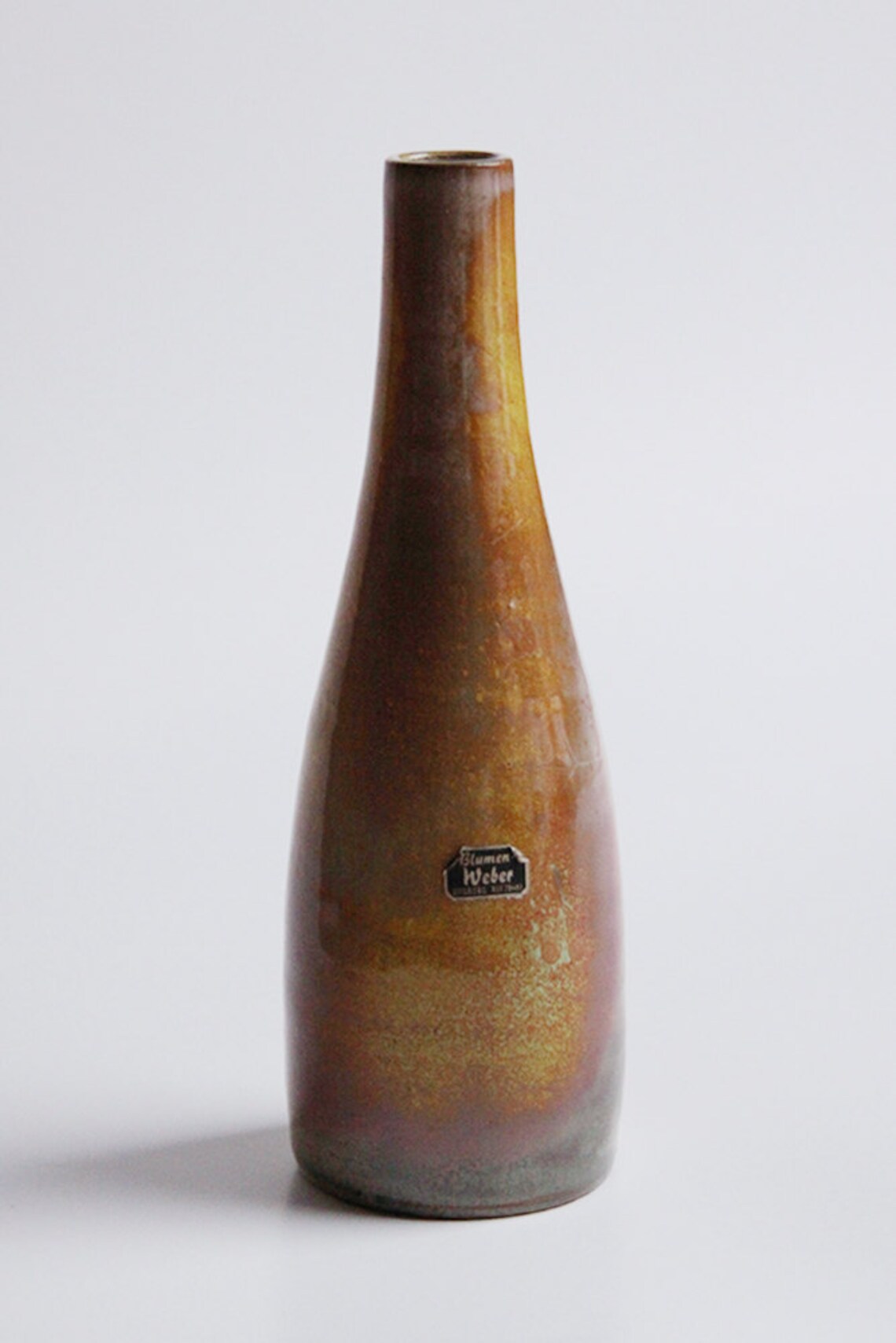 Modernist Dutch Studio Pottery Bottle Vase - 70s - Etsy