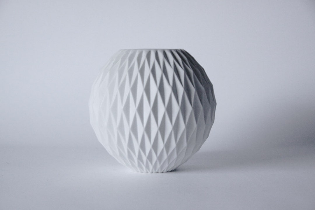 Modernist German Panton Era Space Age Op Art Honeycomb Vase - Thomas ...