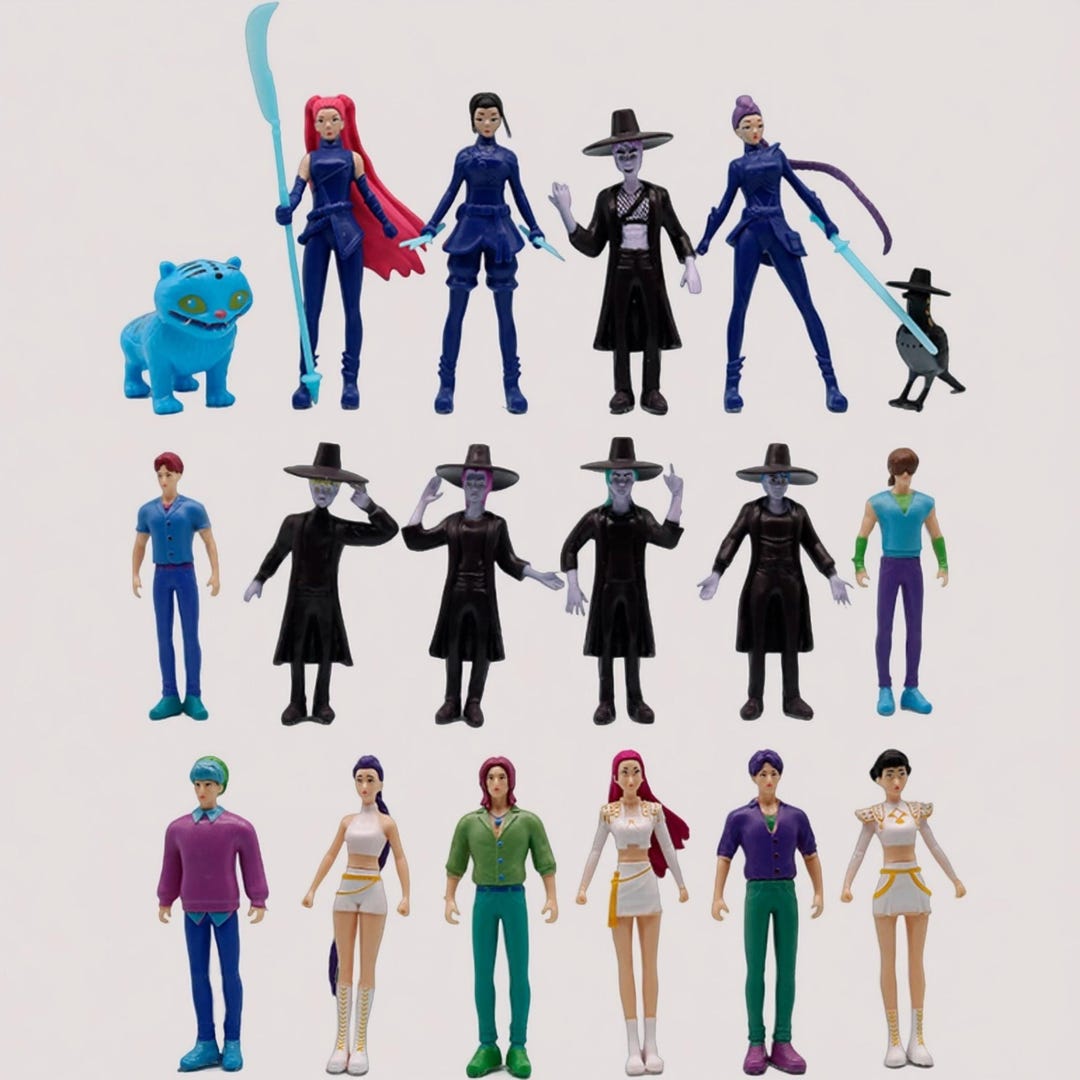 K-pop Demon Hunters Doll Set, Huntrix, Saja Boys, Collectible Doll Toy ...