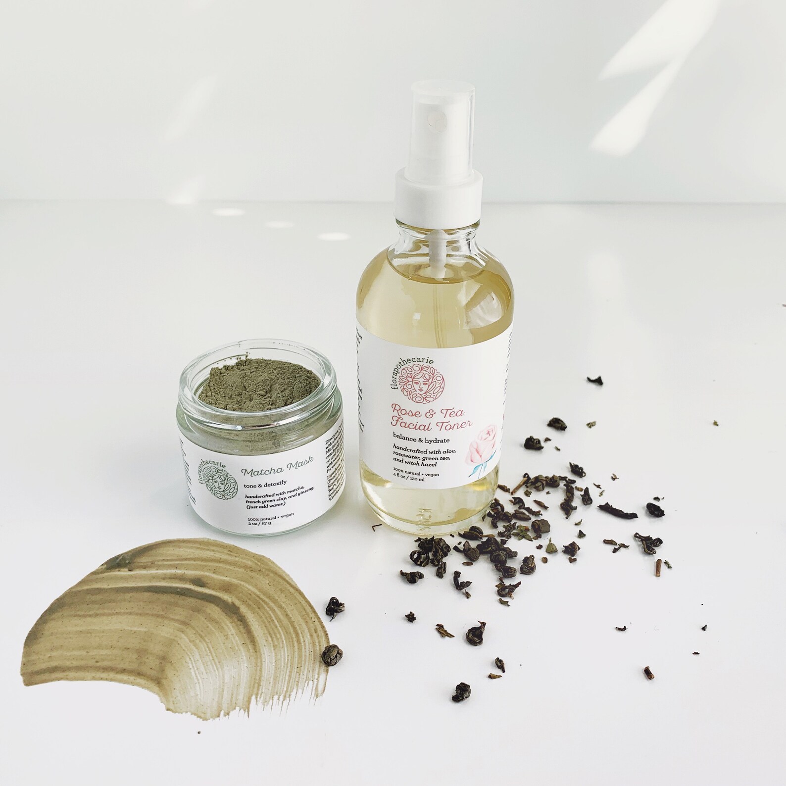 Rose & Tea Facial Toner Astringent All-natural Balance | Etsy