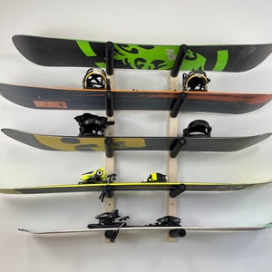 Snowboard Wall Rack Mount -- Holds 5 Boards - Etsy