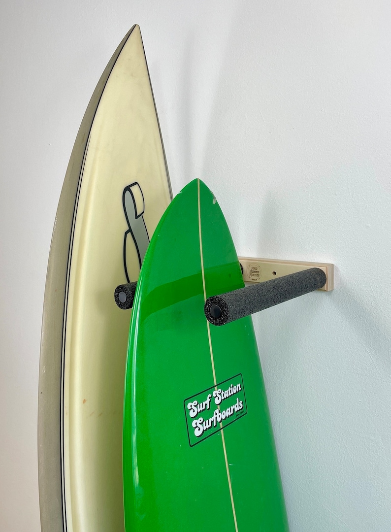 Vertical Surfboard Wall Rack Holds 2 Boards - Etsy