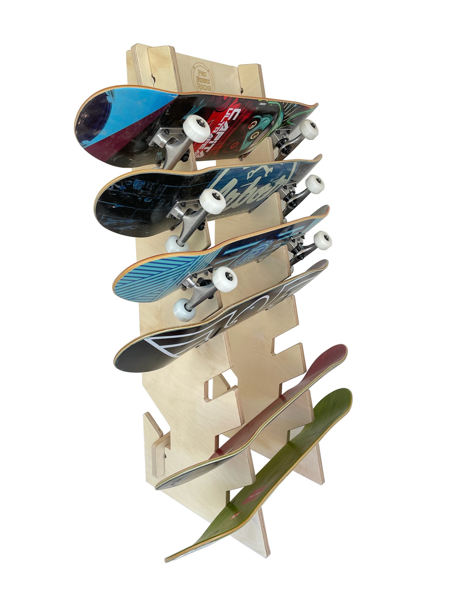 Pro Skateboard Longboard Snowboard Floor Display Rack - Etsy