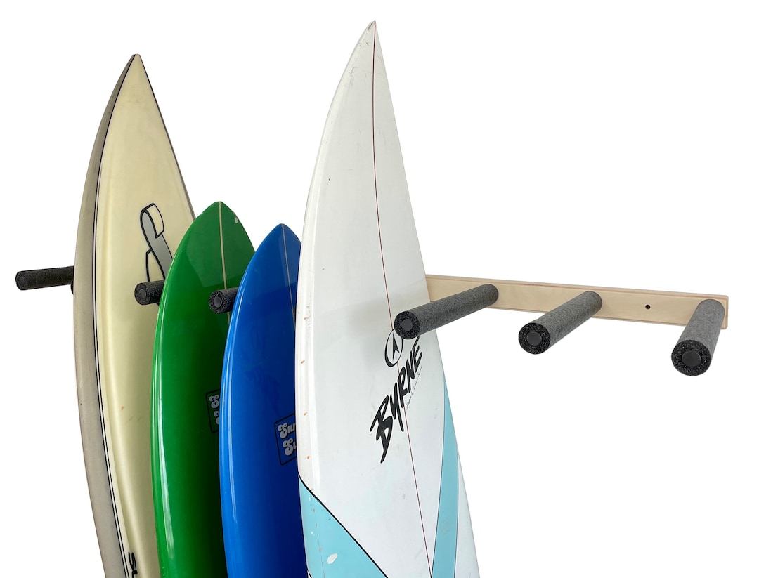 Vertical Surfboard Wall Rack -- Holds 7 Boards - Etsy
