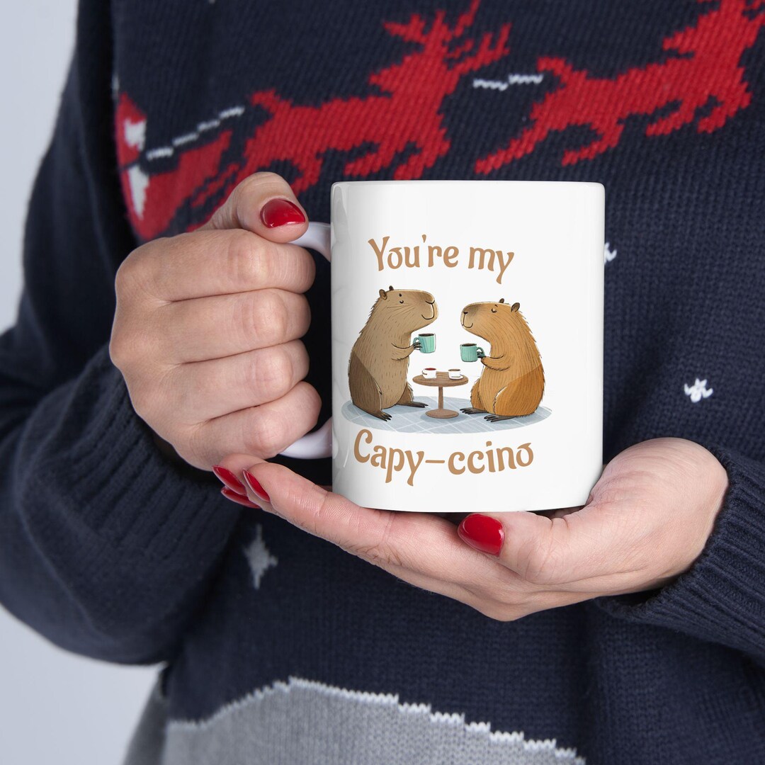 Romantic Animal Couple Mug, Cute Matching Coffee Cups for Couples ...